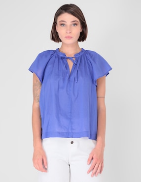 Blusa Gap manga corta para mujer
