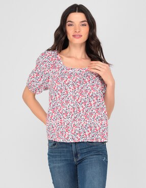 Blusa Gap manga corta para mujer