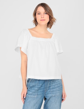 Blusa Gap manga corta para mujer